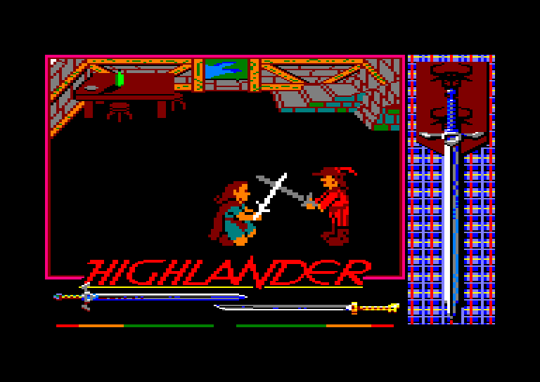 Highlander (1986)(Ocean Software) - ROMs Amstrad CPC - Amstrad CPC ...